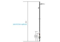 China IEC City Smart Power Application / Smart Light Pole For Streeting Light for sale