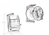China 6 Cores SM LC LC Fiber Cable Reel With One Side Protectors For HDMI / SDI Media Convertor for sale