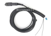 China Pre Terminated Glass Fiber Optic Cable FO Cable LC - LC 300M Length Reel for sale