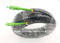 China FTTH SC APC UPC Glass Fiber Optic Cable , Fiber Optic Drop Cable For Application for sale