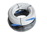 China LZSH Tube G657A Fiber Optic Patch Cables , Outdoor Flat Ftth Drop Cable for sale