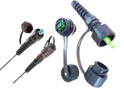 China Two / Four Core FO Tactical Cable With ODVA Compliant Plug 4.8mm To 7.0mm OD for sale
