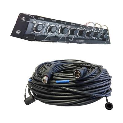 China Flexible 3K93 FUW SMPTE Active Optical Cable | Broadcast Camera Hybrid Cable for Long Distance AV Signal Extension for sale