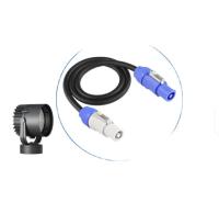China 3P Power Connector Cable Combo Male/Female Powercon Stage Lighting Chassis Cable Yellow 3P PowerCon CE Approved IP65 Hot in Euro for sale