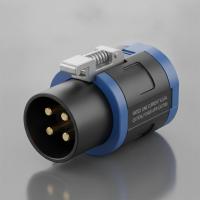 China Rated Line Current 4.55A powercon connector offering locking mechanism and superior electrical contact for critical power applications for sale