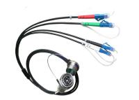 China J599 Four Core Tactical Fiber Optic Patch Cables Per Reel 100m - 1000m Length for sale
