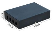 China SC Port Enterprise Security Network / Wall Mounting 4 Fibers Optic Termination Cabinet for sale