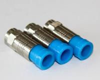 China Brass Copper CATV Connector RG58 RG59 RG6 RG11 IEC 60169-24 Standard for sale
