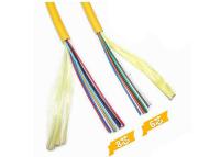 China Orange Glass Fiber Optic Cable GJFJV 12 / 24 Core Multi Mode 2KM To 4KM Per Reel for sale