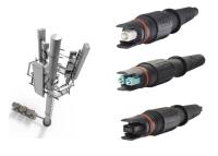 China Mini MPO Waterproof Connector IP Protected Fiber Opticial  Connectors For Remote Communication for sale
