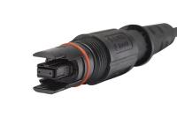 China Mini MPO Waterproof Connector IP Protected Fiber Opticial  Connectors For Remote Communication for sale
