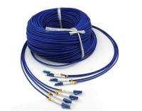 China 3m / 5m 2 Cores SM Armored Fiber Patch Cable , LC FC SC ST Duplex Patch Cord for sale