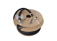 China 4F Tactical Armored Fiber Cable 4.5mm With TPU Jacket Waterproof Corrosion Resistant for sale