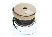 China 4F Tactical Armored Fiber Cable 4.5mm With TPU Jacket Waterproof Corrosion Resistant for sale