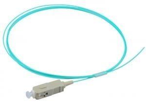 China Single Mode Fiber Optic Pigtail with LSZH Jacket and 0.9mm Diameter for Outdoor Communication for sale