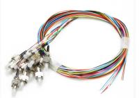 China G652 G657 Fiber Optic Pigtail Simplex 9 / 125 Single Mode PVC LSZH Jacket for sale