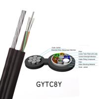 China GYTC8Y  LSZH G657A Round Self Support 12 core  8 core  2 core Portable FTTH Fiber Optic Drop Cable for sale