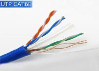 China Single Ethernet LAN Cable For Network Outside Cat6 4pr 23Awg 0.56mm Utp Bare Copper for sale