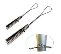 China High Strength Fiber Optic Components Stainless Steel ADSS Cable Tension Clamp for sale