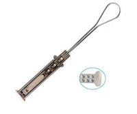 China High Strength Fiber Optic Components Stainless Steel ADSS Cable Tension Clamp for sale