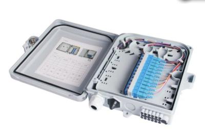 China Rain Proof 1x12 Fiber Optic Distribution Box Material PC / SMC / ABS for sale