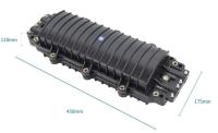 China 2 Inlet 2 Outlet Fiber Termination Kits  horizontal Type  FO 24 to 144 Cores  Closure  Joint Box for sale
