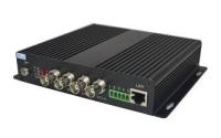 China 4 Port  HD-SDI Fiber Transmitter With Ethenet & Bidi RS485 for sale