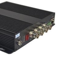 China 4 Port  HD-SDI Fiber Transmitter With Ethenet & Bidi RS485 for sale