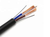 China Hybrid Copper Fiber Optic Network Cable With Black TPU LSZH Jacket Customized for sale