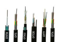 China Outdoor 4 Core Glass Fiber Optic Cable GYXTW GYTA GYTS GYTA53 GYTY53 2 for sale
