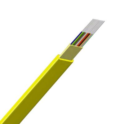 China GJDFH 4 Core Multimode Ribbon Fiber Optic Cable 6 / 8 / 12 Ribbon Fibers With Non - Metallic Strength Member for sale