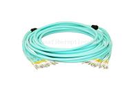 China Blue FO Patch Cable OM3 1C 2C LSZH Length 20M 30M 50M Connector Type LC UPC for sale