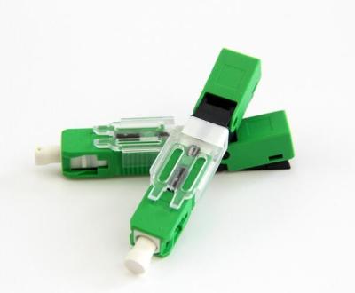 China Single Mode ESC250D Fiber Optic Components UPC Blue Or Green Fiber Optic Fast Connector APC Type for sale