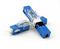 China Single Mode ESC250D Fiber Optic Components UPC Blue Or Green Fiber Optic Fast Connector APC Type for sale