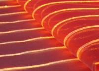 China RGB Striped Fiber Optic Fabric For Accessories And Luminous Clothing for sale