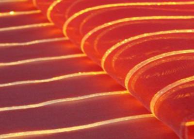 China RGB Striped Fiber Optic Fabric For Accessories And Luminous Clothing for sale