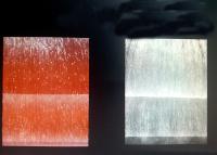 China RGB Striped Fiber Optic Fabric For Accessories And Luminous Clothing for sale