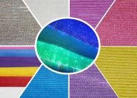 China RGB Striped Fiber Optic Fabric For Accessories And Luminous Clothing for sale