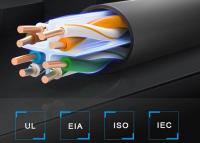 China Pvc Jacket Netowork Ethernet LAN Cable Utp Cat 6 24awg 2pr 4pr 305m 1000ft 0.56 Utp Indoor for sale