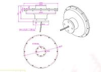 China Carbon Steel Permanent Magnet Generator Coreless PMG  2kw 3KW 5KW Low 100Rpm 200RPM for sale