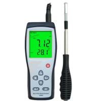 China Digital Hot - Film Anemometer Wind Speed Meter Air Velocity Wth Temperature Measurement 40m/s Data Hold To Pc Via Usb for sale
