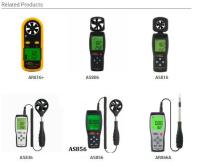 China Digital Hot - Film Anemometer Wind Speed Meter Air Velocity Wth Temperature Measurement 40m/s Data Hold To Pc Via Usb for sale