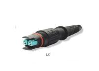 China Black Ip Protected Fiber Opticial Connectors Mpo Both Side 2f  G657a2 for sale