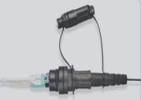 China Black Ip Protected Fiber Opticial Connectors Mpo Both Side 2f  G657a2 for sale