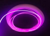 China MMA Side Glow Lighting Fiber Optic Rgb Plastic Bare Optical Fiber for sale