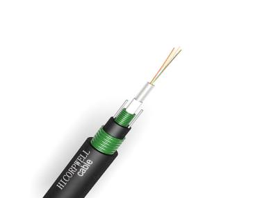 China Uni - Tube Outdoor Glass Fiber Optic Cable GYXTW53 Double Steel Tape for sale