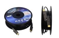 China 60Hz 18Gbs Rated Copper Fiber Optical Cable 15m HDMI 2.0 D To D Alternative Plug for sale