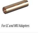 China 1.62MM X 1.246MM LC Phosphor Bronz Optic Fiber Split Sleeve for sale