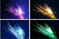 China 0.25mm 12000m Roll End Glow Sparkle Pmma Plastic Optical Fiber for sale