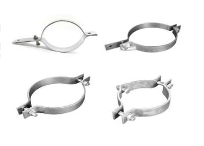 China Cable Suspension Adjustable Galvanized Steel Embrace Hoop for sale